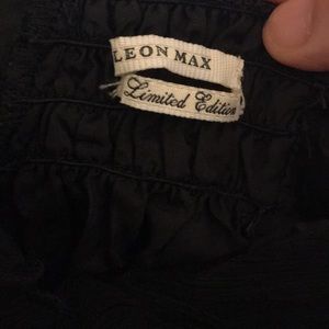 Max Studio | Dresses | Nwot Leon Max Studio Black Silk Asymmetric Dress ...